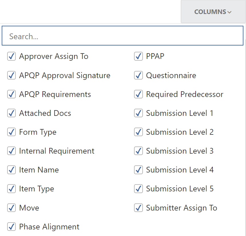Apqp Ppap Checklist Templates Net Inspect