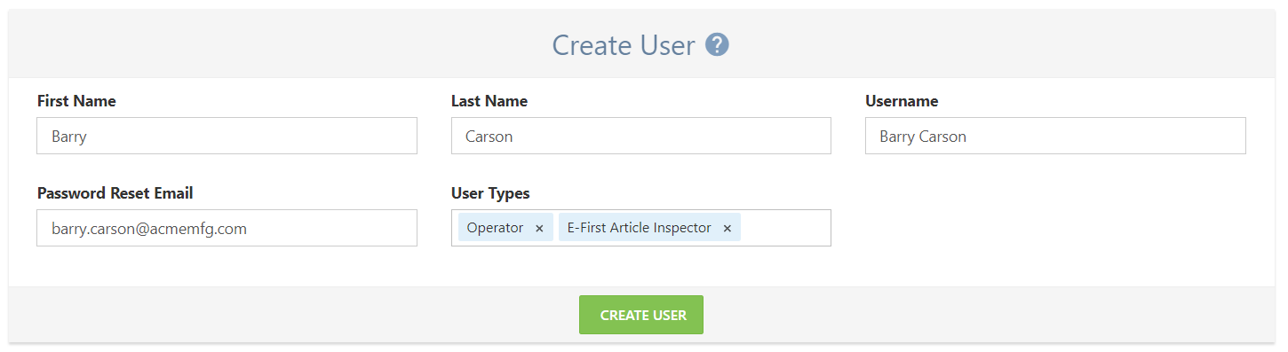 Adding a User – Net-Inspect