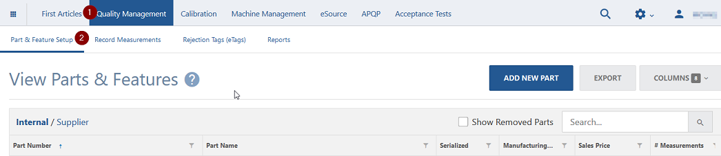 Managing Part-Level Control – Net-Inspect